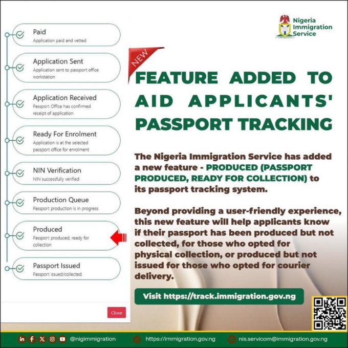 NIS Updates Passport Tracking Amid Complaints Over Delays - Business ...